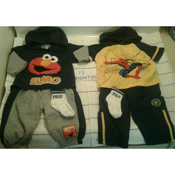 Spiderman | Matching Sets | 2 Boys 2 Month Outfits Elmo And Spiderman ...